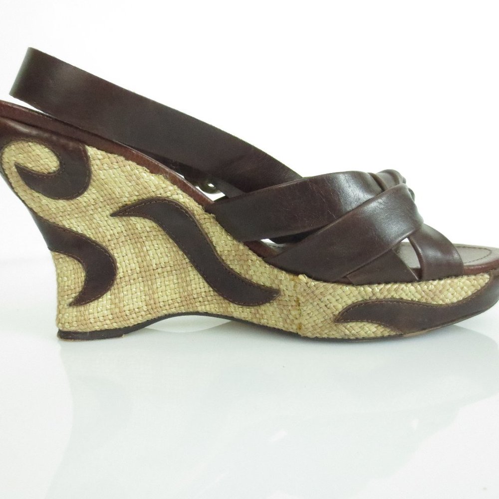 Hilary Radley Sequence Wedge Shoes Leather - Gem